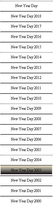 New Year Day 2003